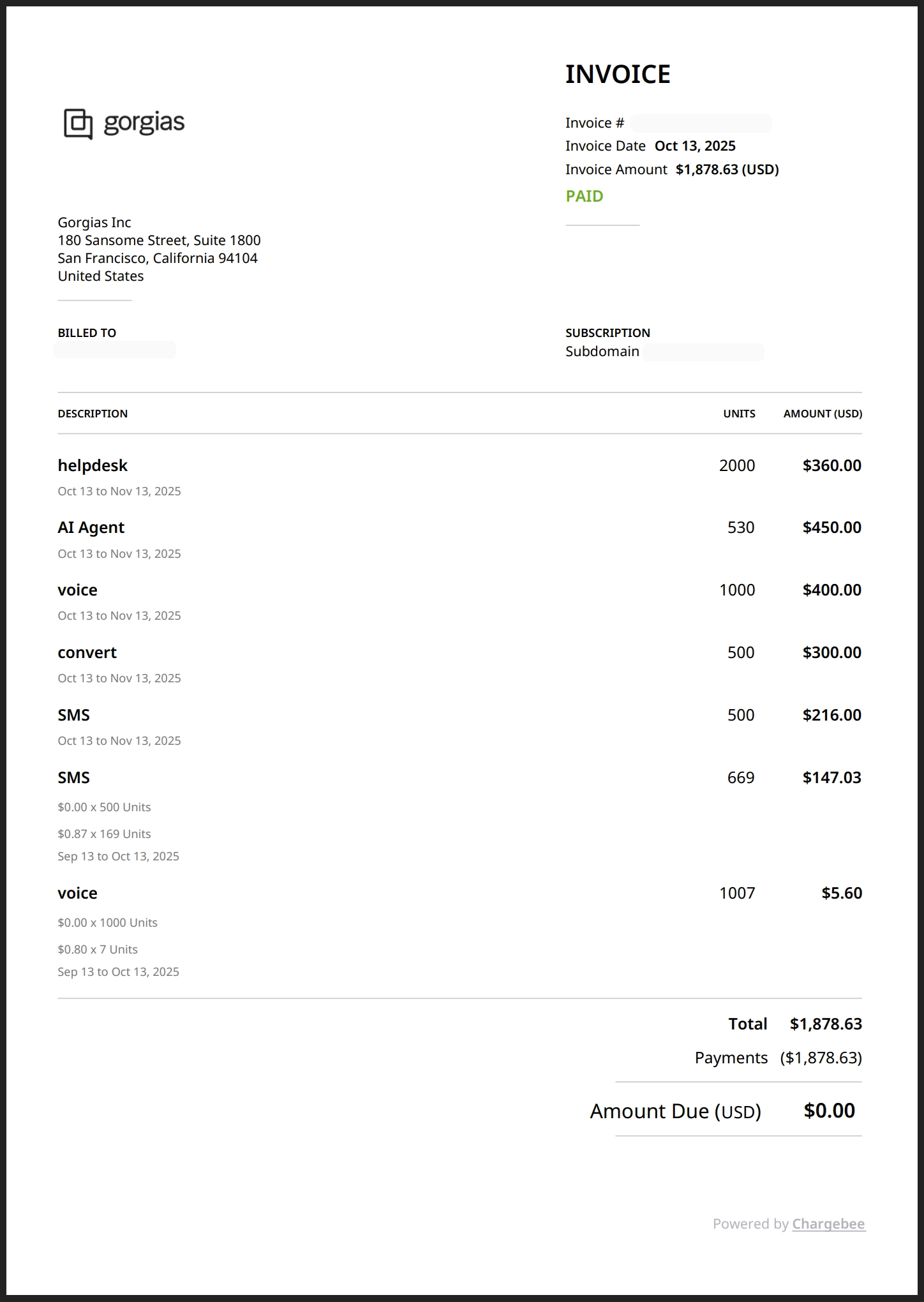 How to download and view your invoices