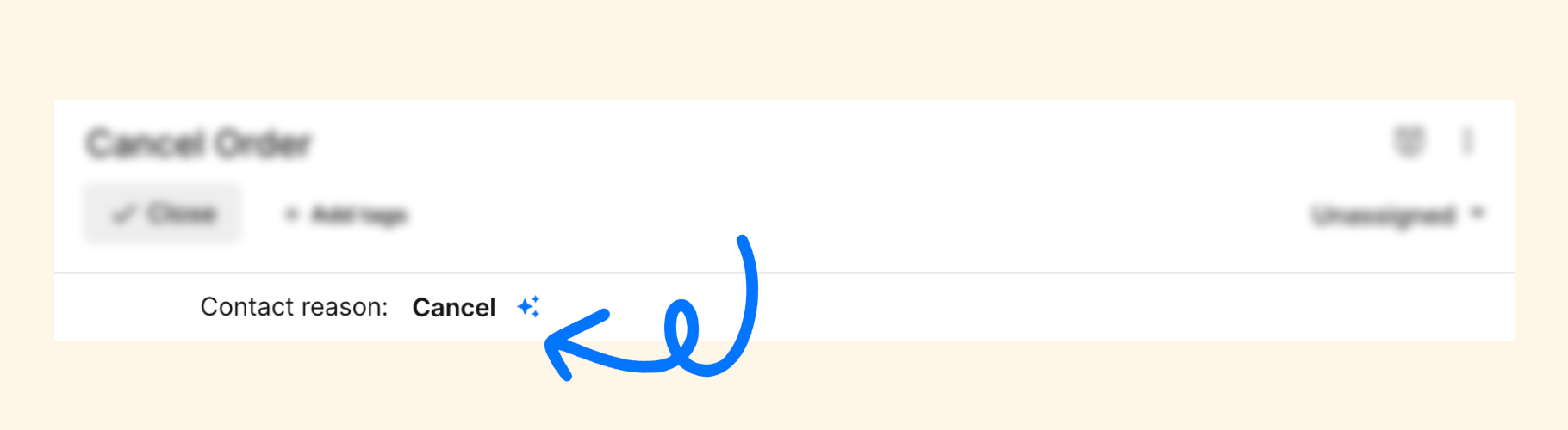 Contact Reason AI-Powered Suggestions