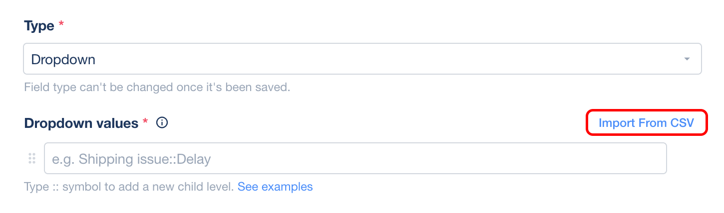 Import Dropdown Values From A Csv File