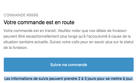 Comment suivre ma commande