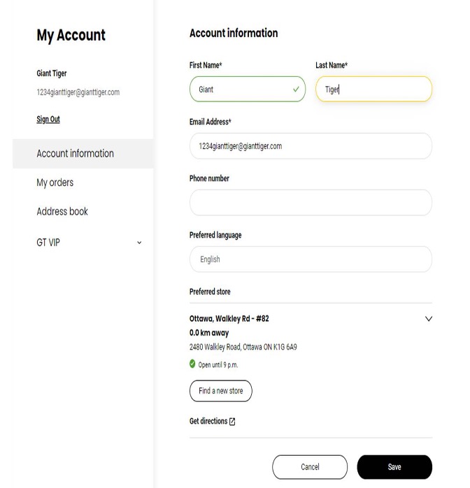 MY ACCOUNT